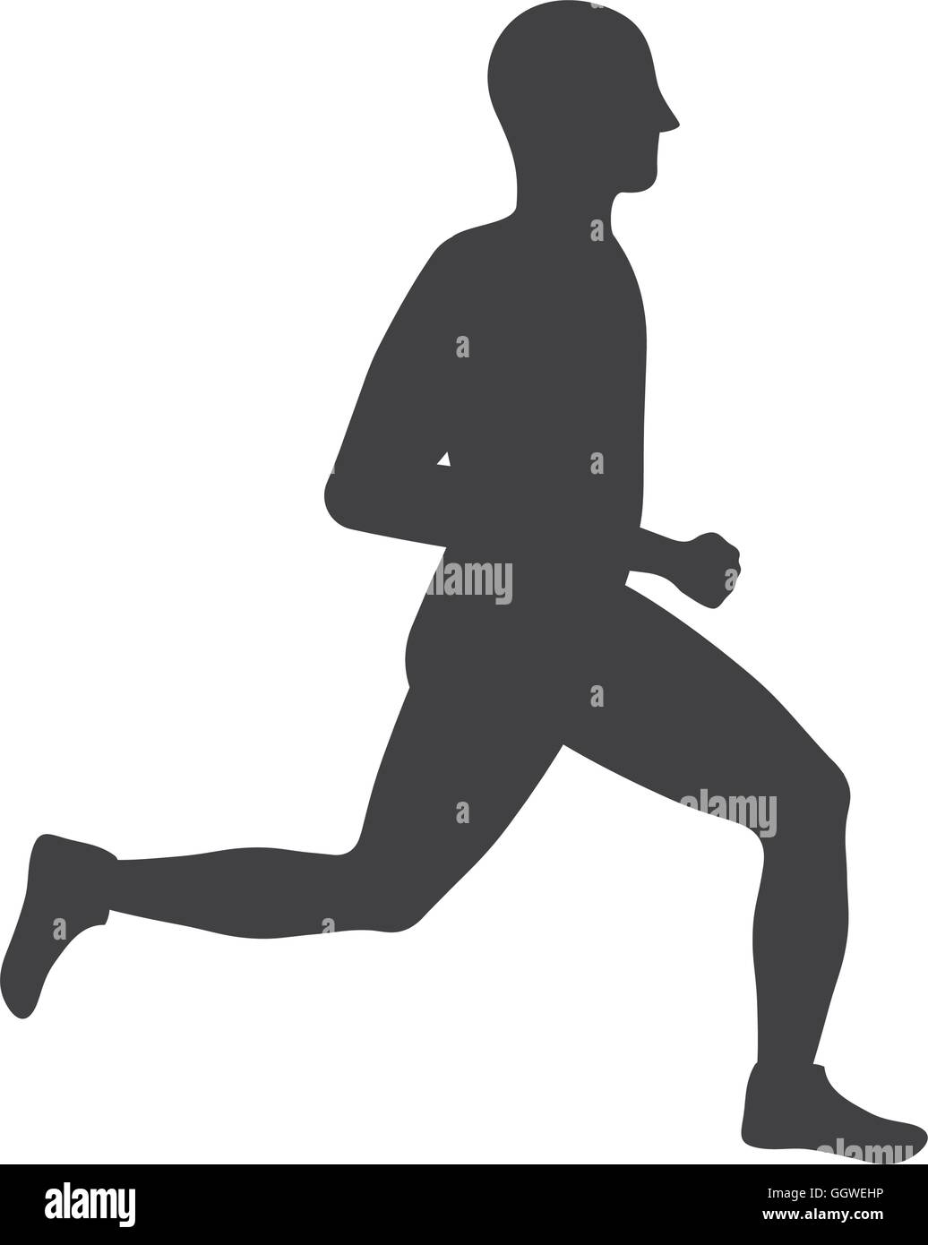 sport man running fitness icon. Vector graphic Stock Vector Image & Art ...