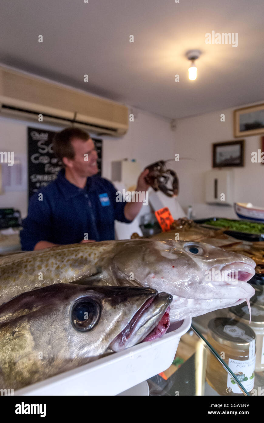 A fishmonger and smoker in Kent Stock Photo - Alamy