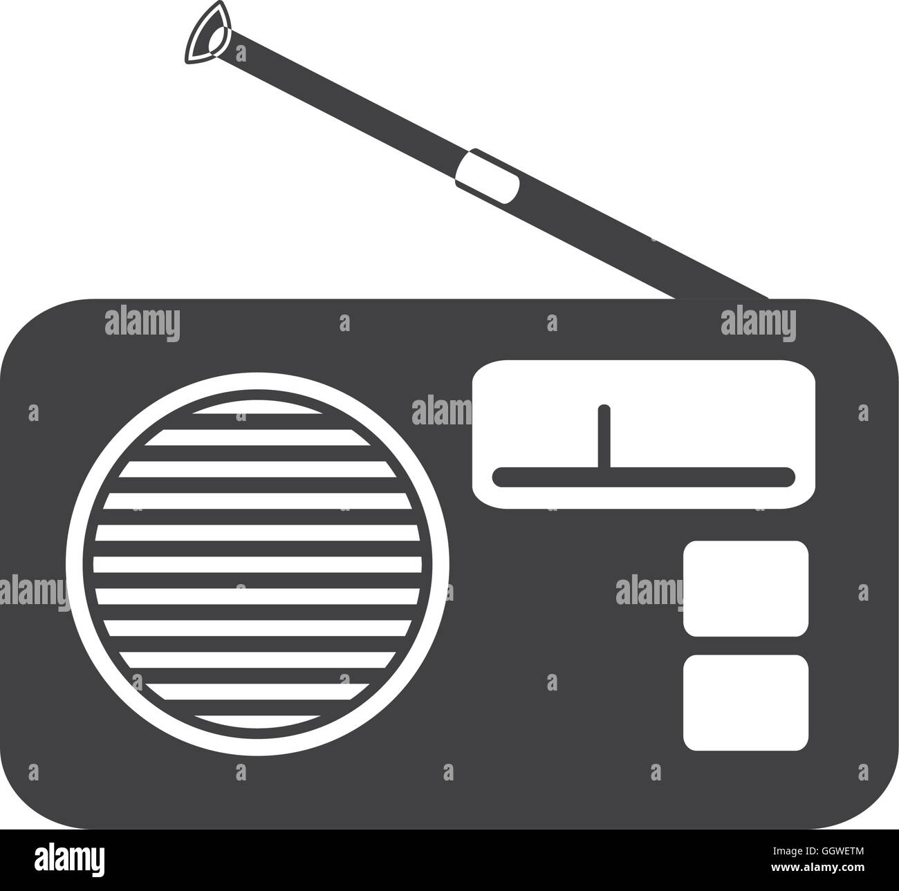 radio music sound melody icon. Vector graphic Stock Vector Image & Art ...
