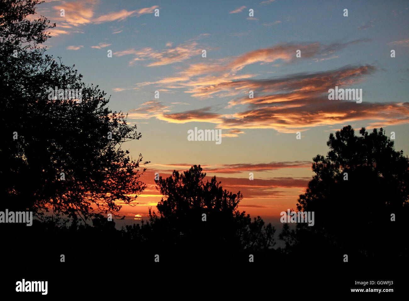 SUNSET - MONTEREY, CALIFORNIA Stock Photo - Alamy