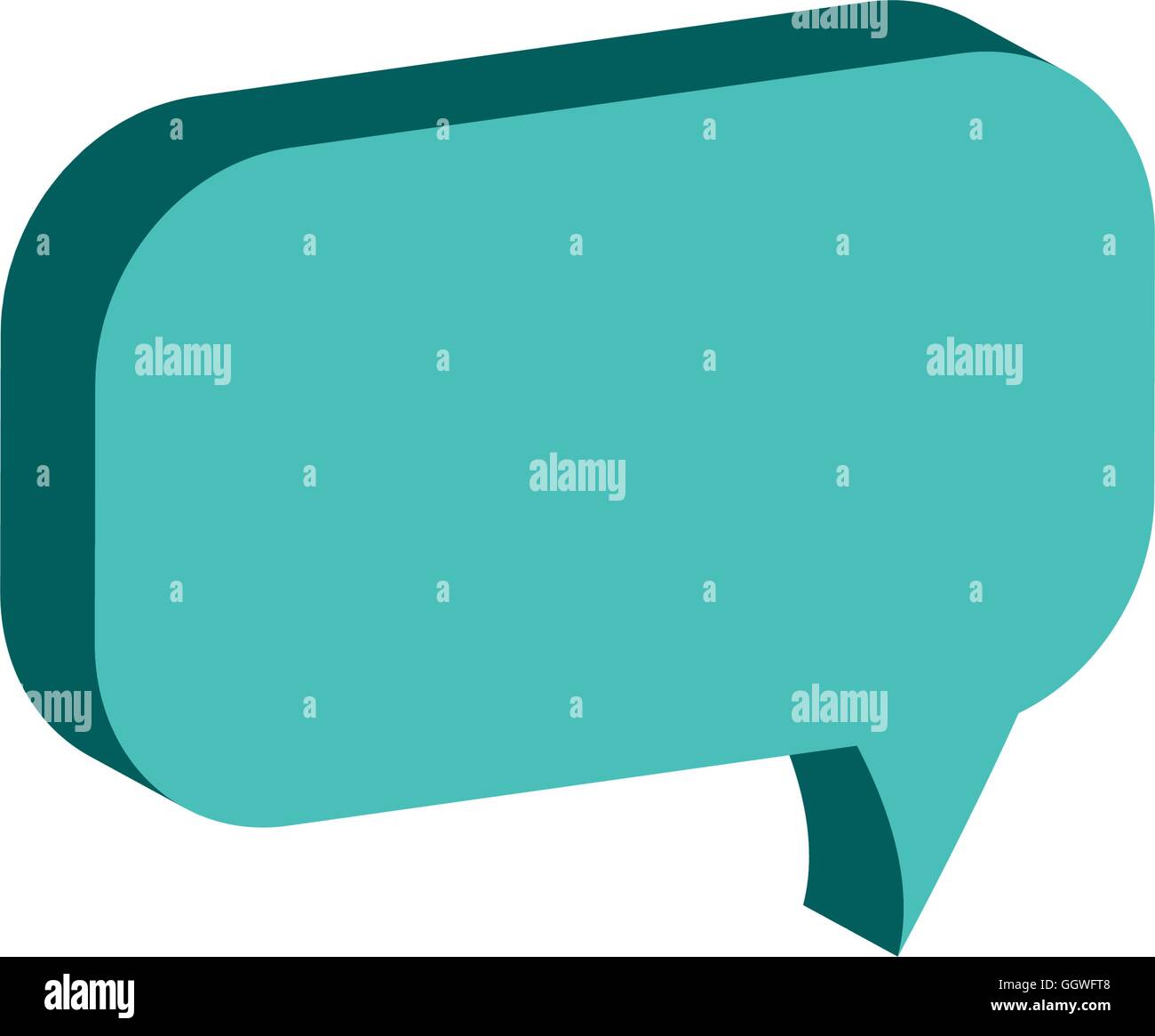 bubble communication message icon. Vector graphic Stock Vector Image ...