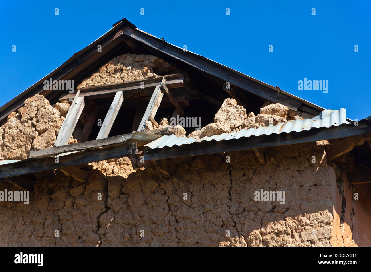 Earthquake House Damage