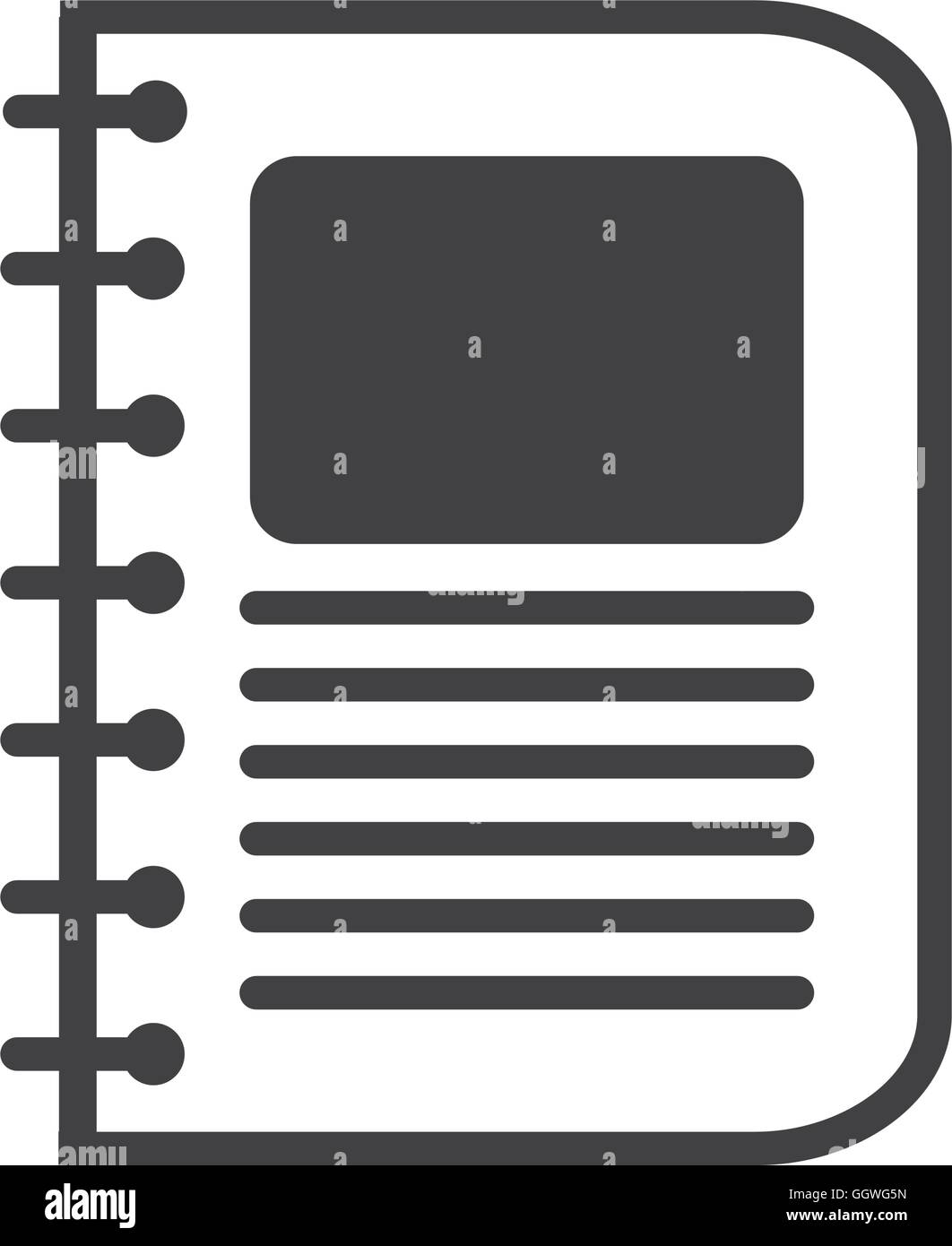 book notebook education learning icon. Vector graphic Stock Vector ...