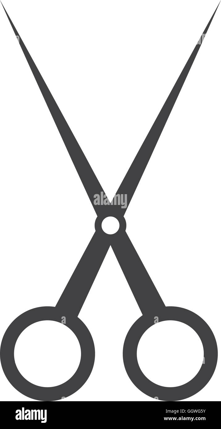 scissor supply instrument school icon.Vector graphic Stock Vector Image ...