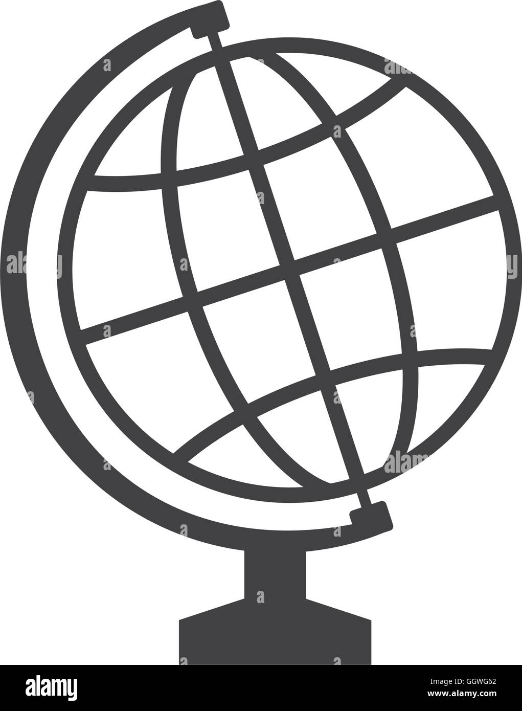 global sphere instrument school icon.Vector graphic Stock Vector Image & Art - Alamy