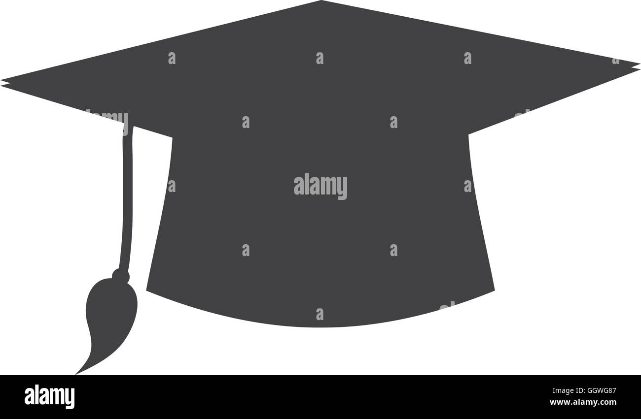graduation cap school university icon. Vector graphic Stock Vector ...