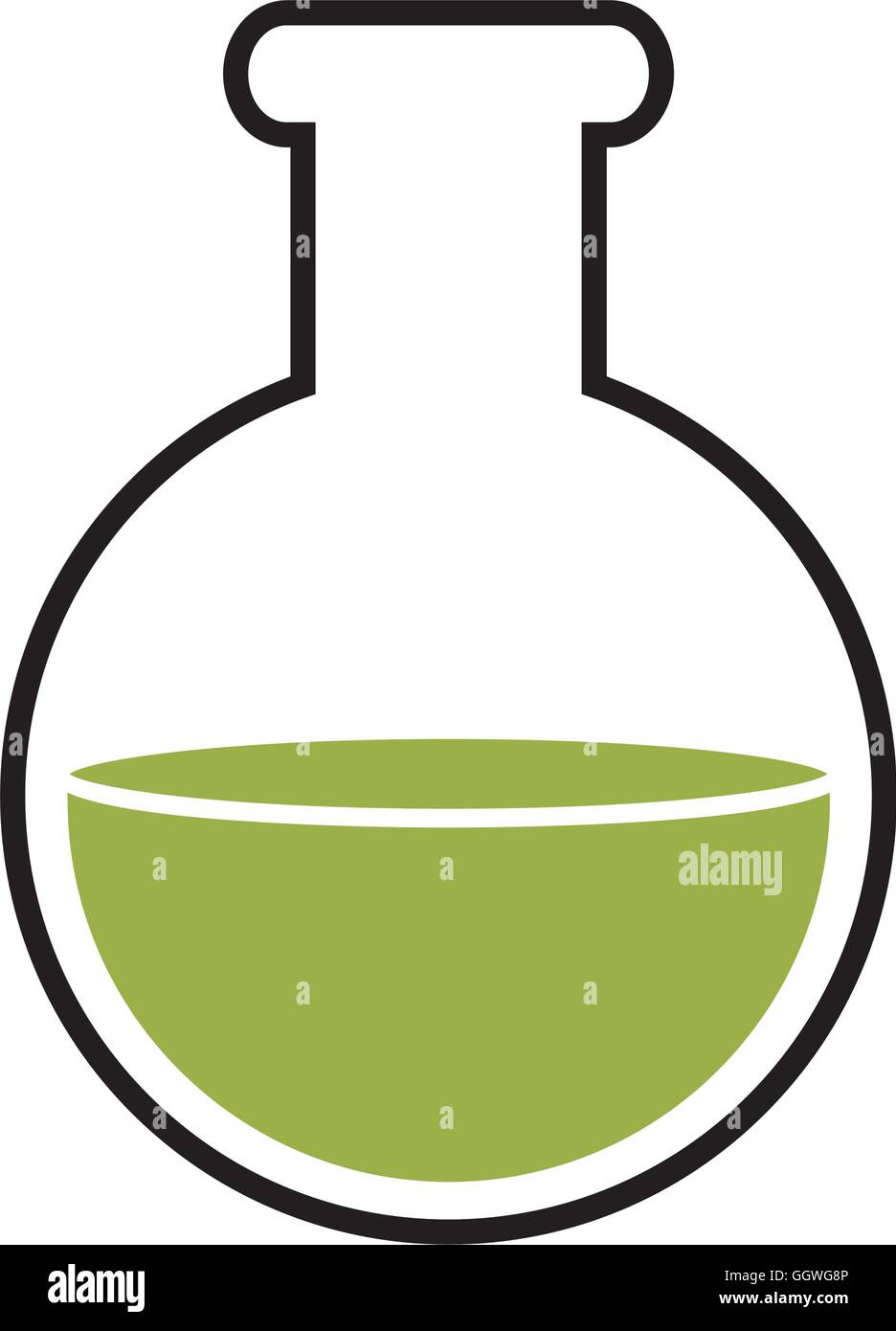 flask science chemistry laboratory icon. Vector graphic Stock Vector ...