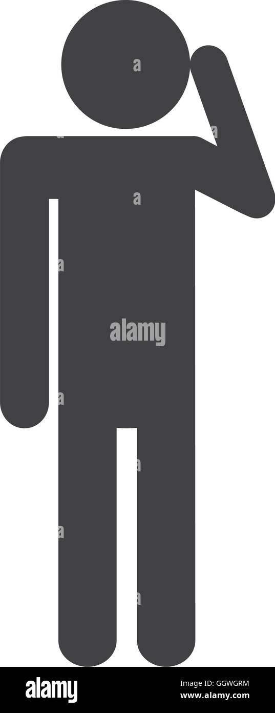 pictogram person people silhouette icon. Vector graphic Stock Vector ...