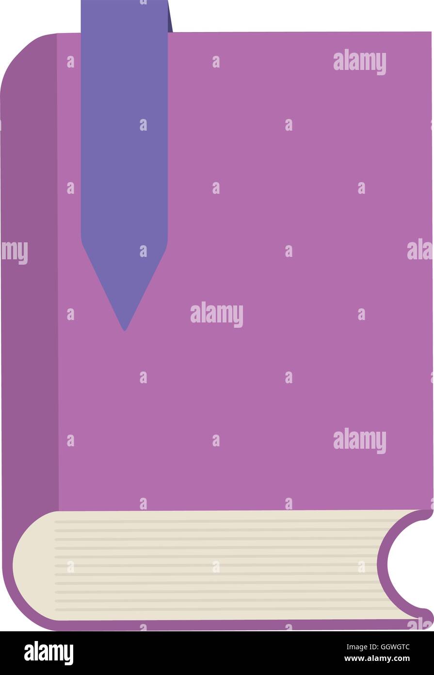 book ribbon reading learning icon. Vector graphic Stock Vector Image ...