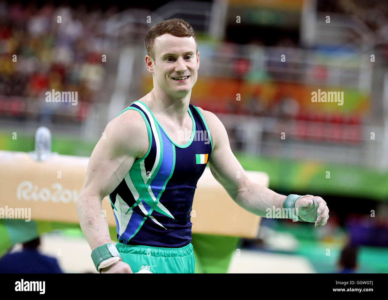 Ireland's Kieran Behan in action during the Men's Artistic Gymnastics ...