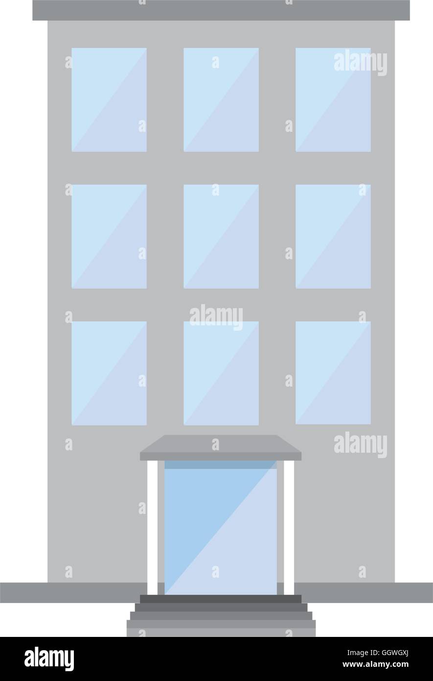 building windows hotel service icon. Vector graphic Stock Vector Image ...