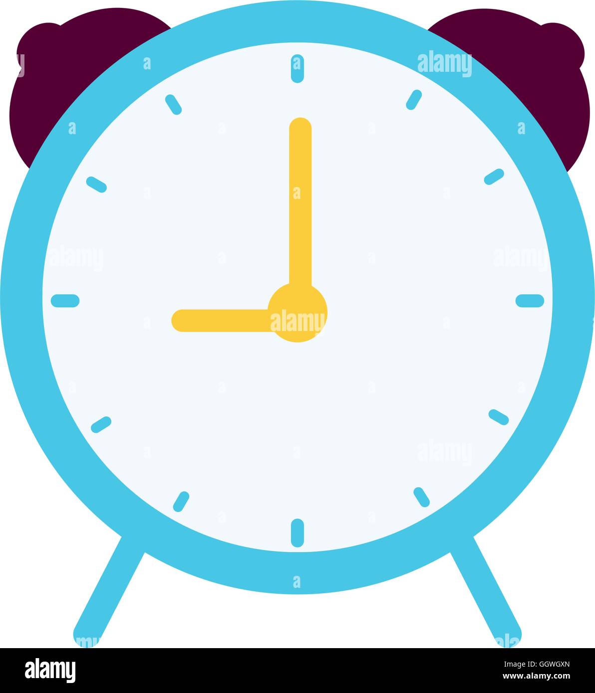 clock time circle traditional icon. Vector graphic Stock Vector Image ...