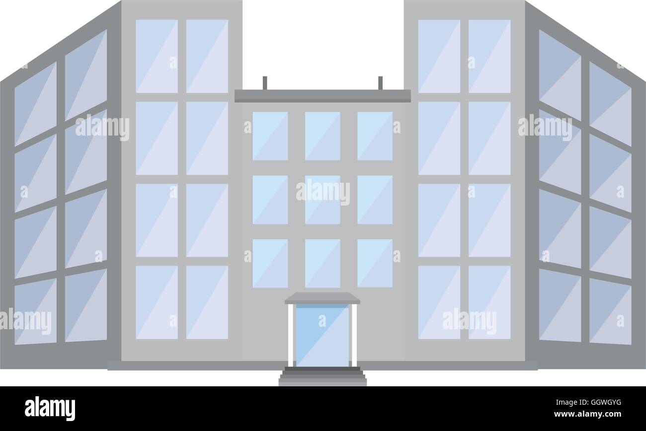 building windows hotel service icon. Vector graphic Stock Vector Image ...
