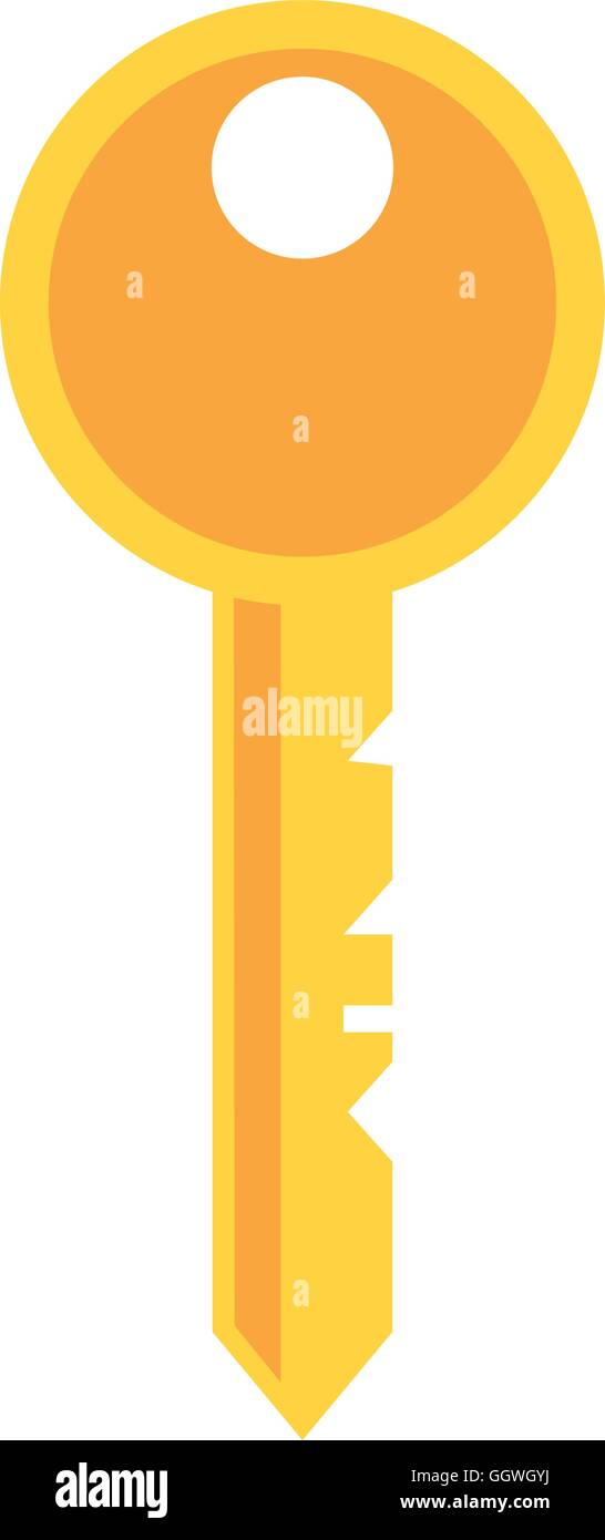 key traditional security system icon. Vector graphic Stock Vector Image ...