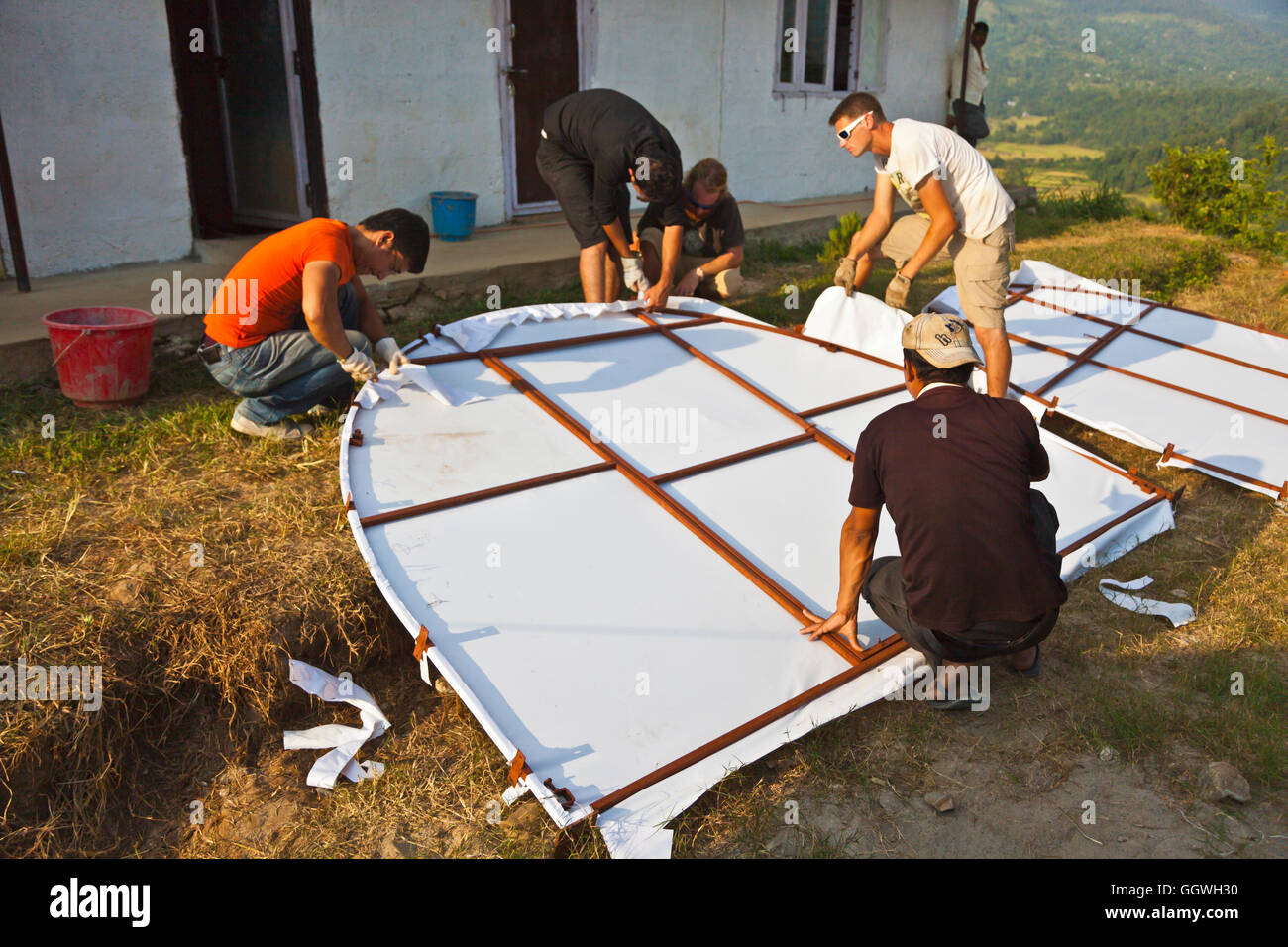 Temporary structure construction hi-res stock photography and images ...