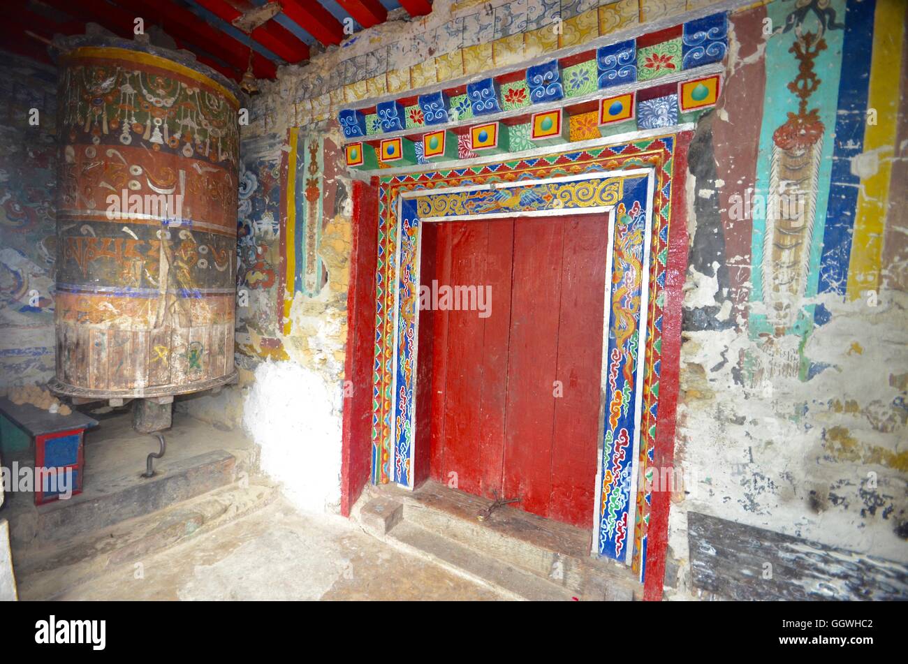 Buddhist Temple Sikkim Stock Photo - Alamy