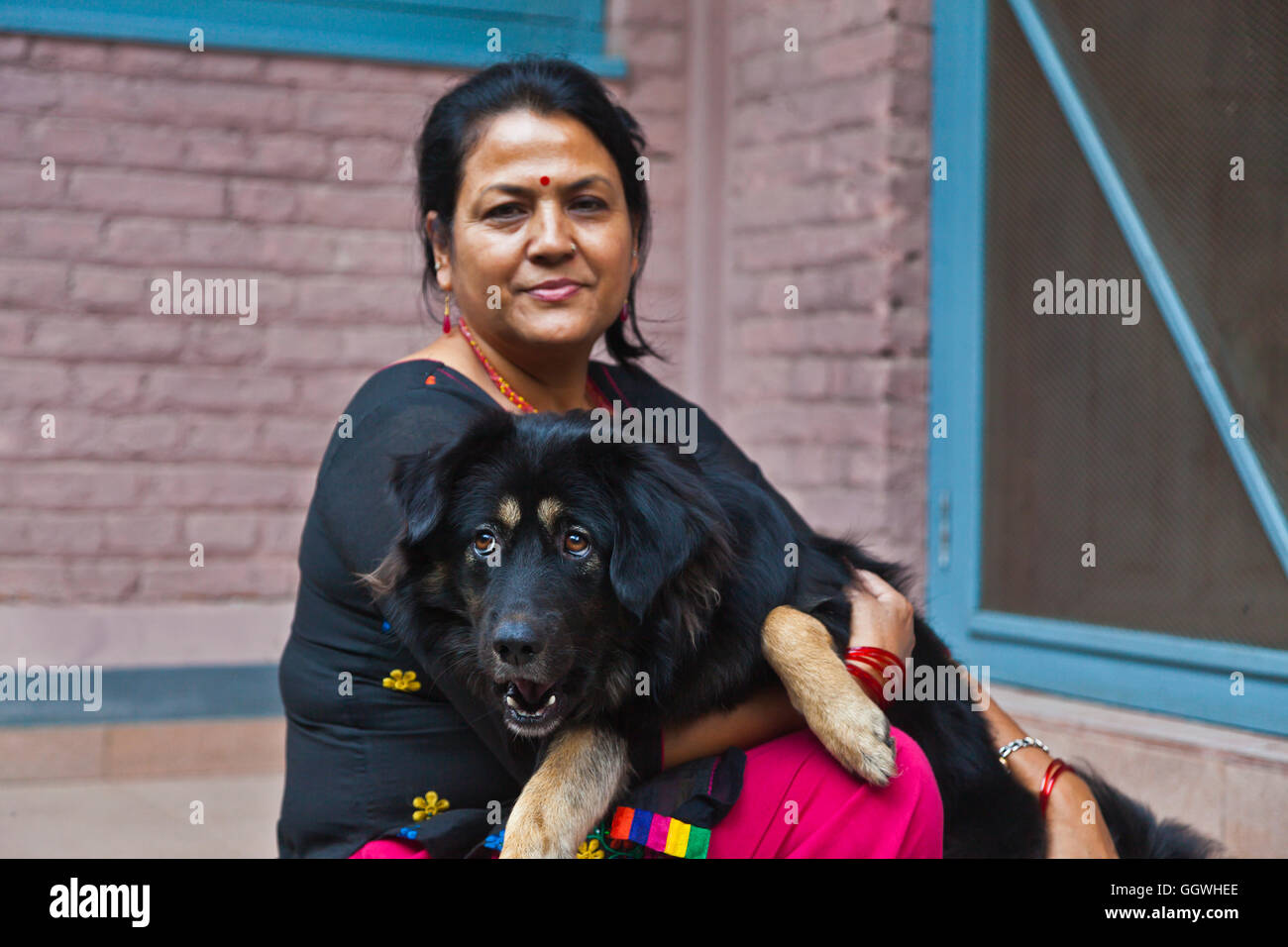 Nepal kathmandu dog hi-res stock photography and images - Alamy