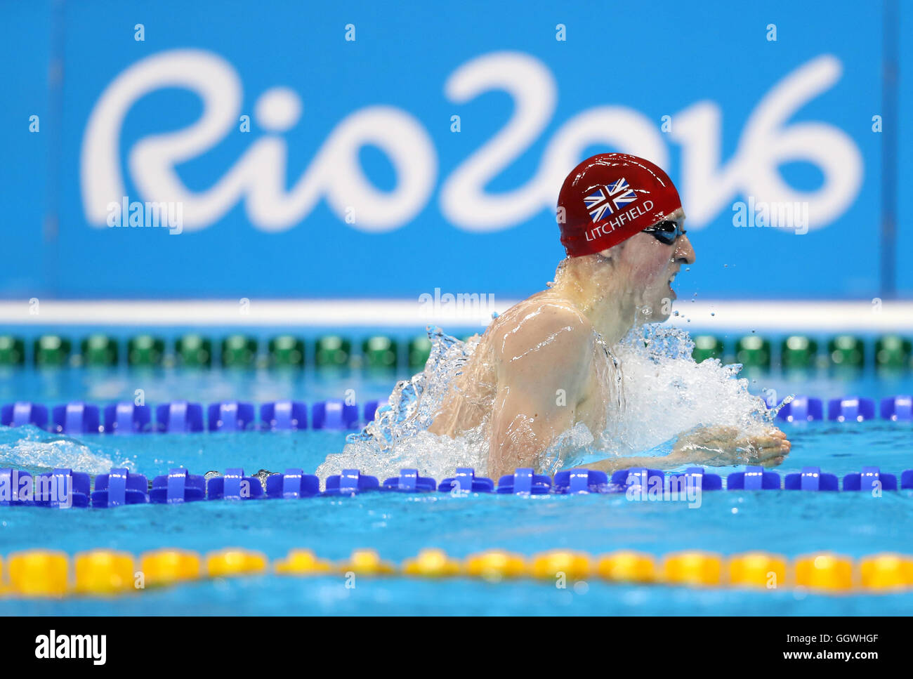Great Britains Max Litchfield competes in the mens 400m individual ...
