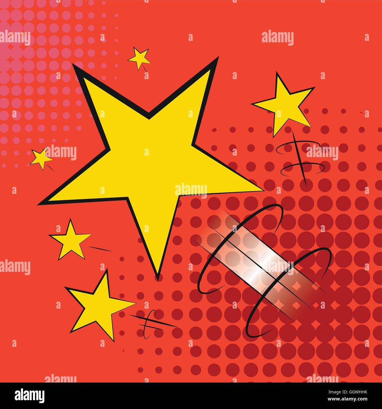 Comic stars Stock Vector Images - Alamy