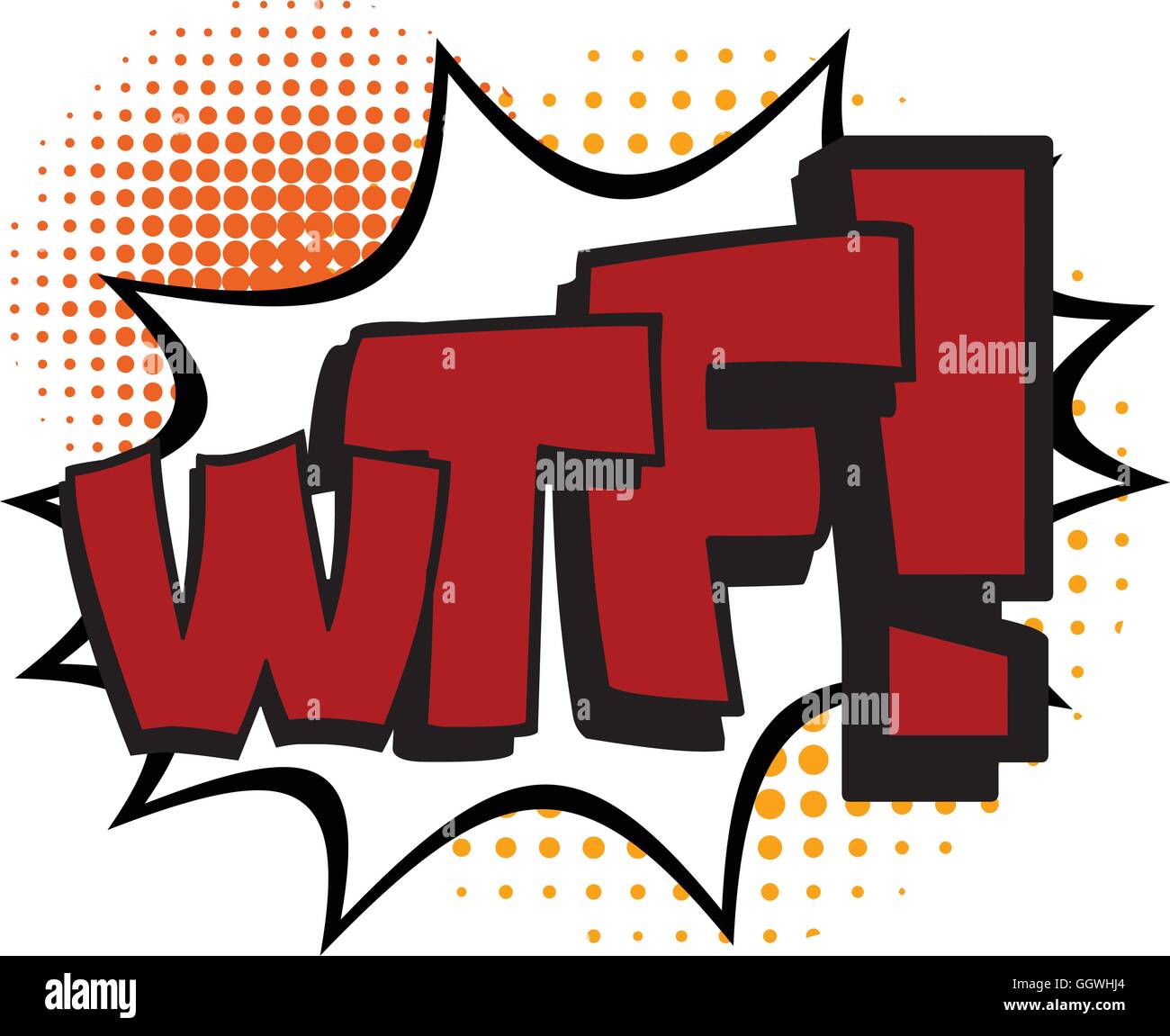 Isolated comic expression, Vector illustration Stock Vector Image & Art ...