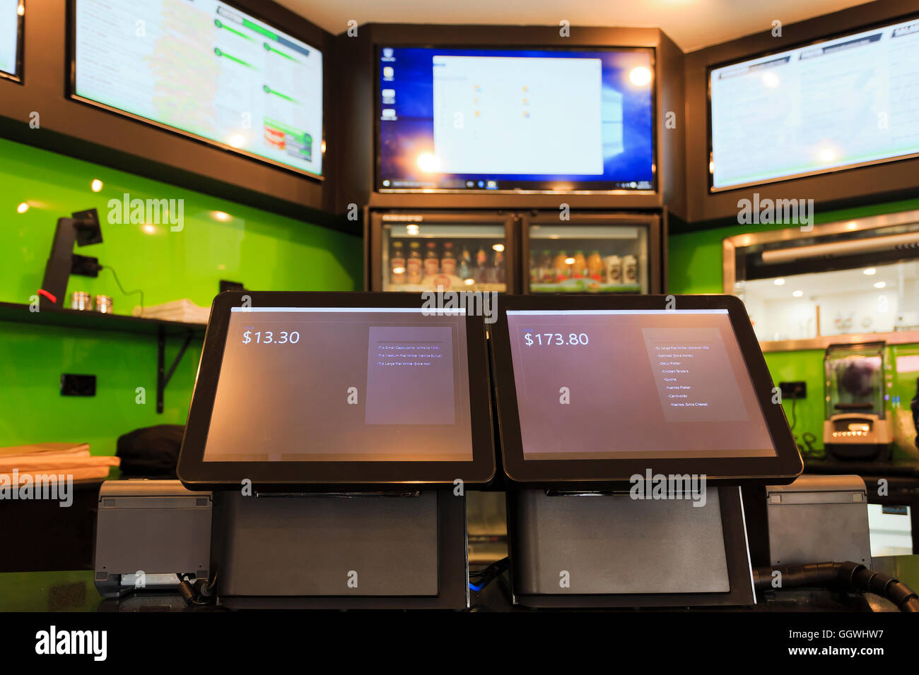 Restaurant taking order tablet hi-res stock photography and images - Alamy