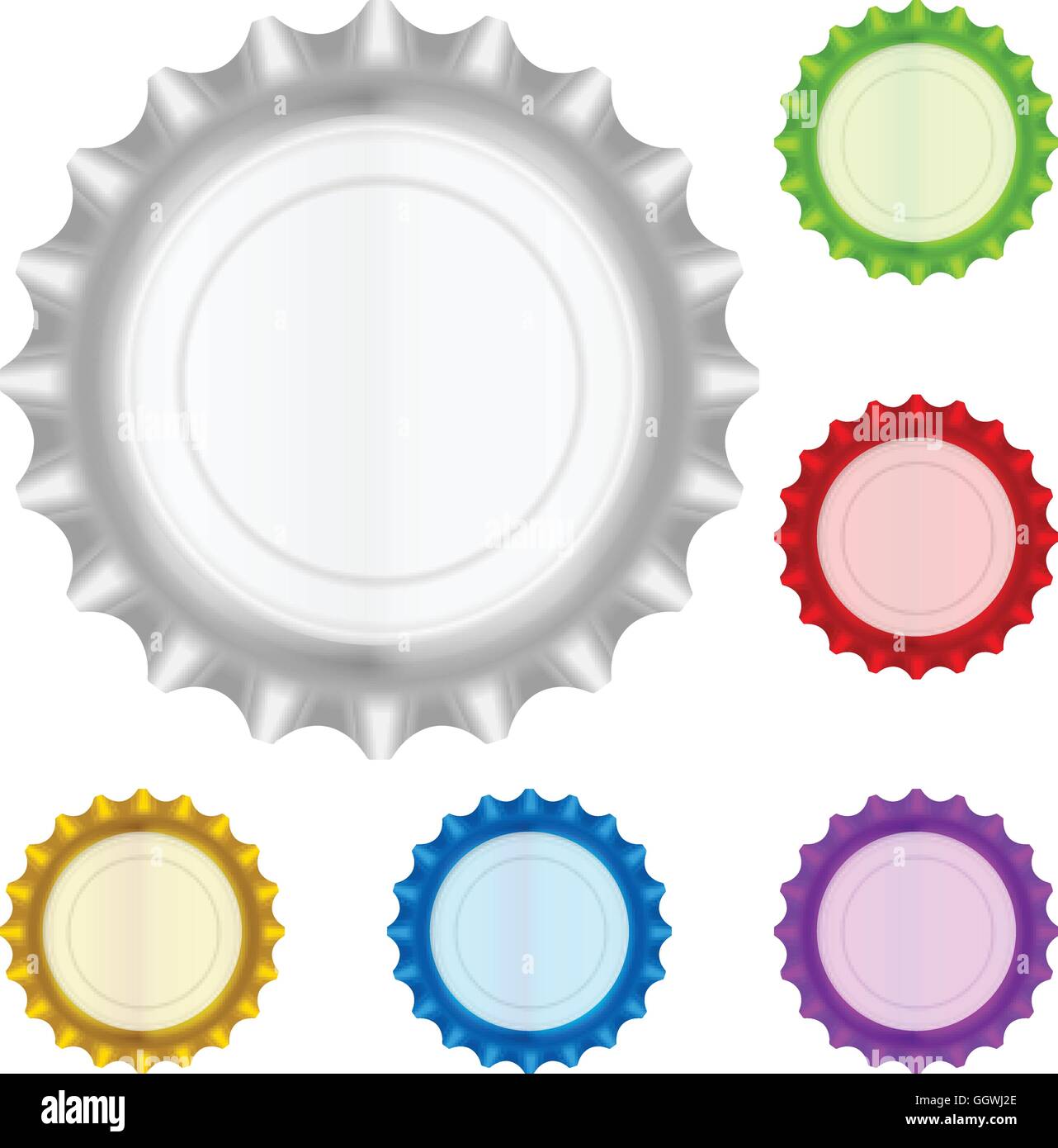 Bottle cola on white Stock Vector Images - Alamy