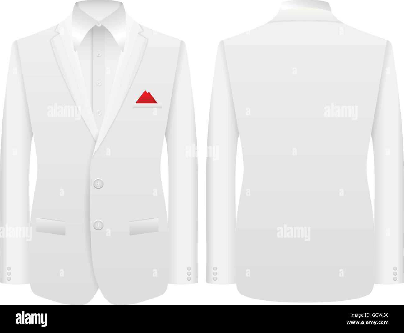 Men formal suit on a white background Stock Vector Image & Art - Alamy
