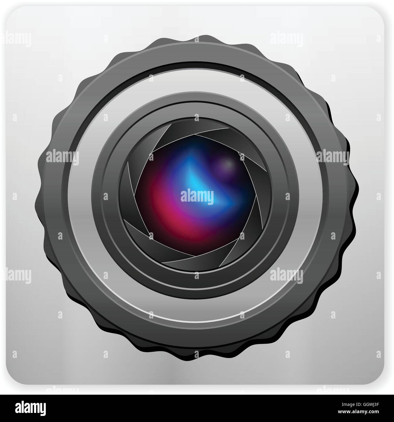 Photo camera icon on a white background Stock Vector Image & Art - Alamy