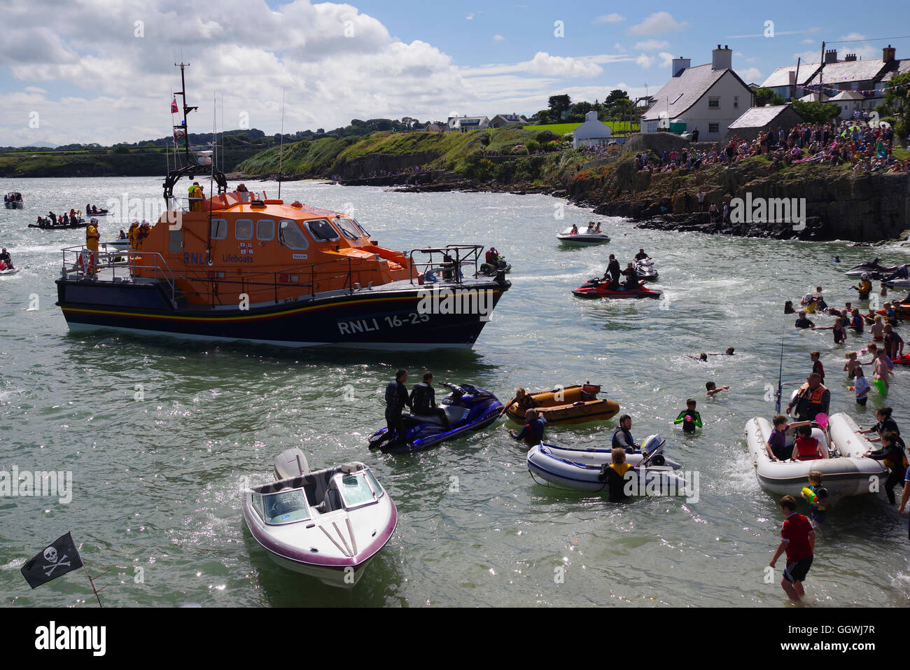 Moelfre Lifeboat Day 2016 Stock Photo - Alamy