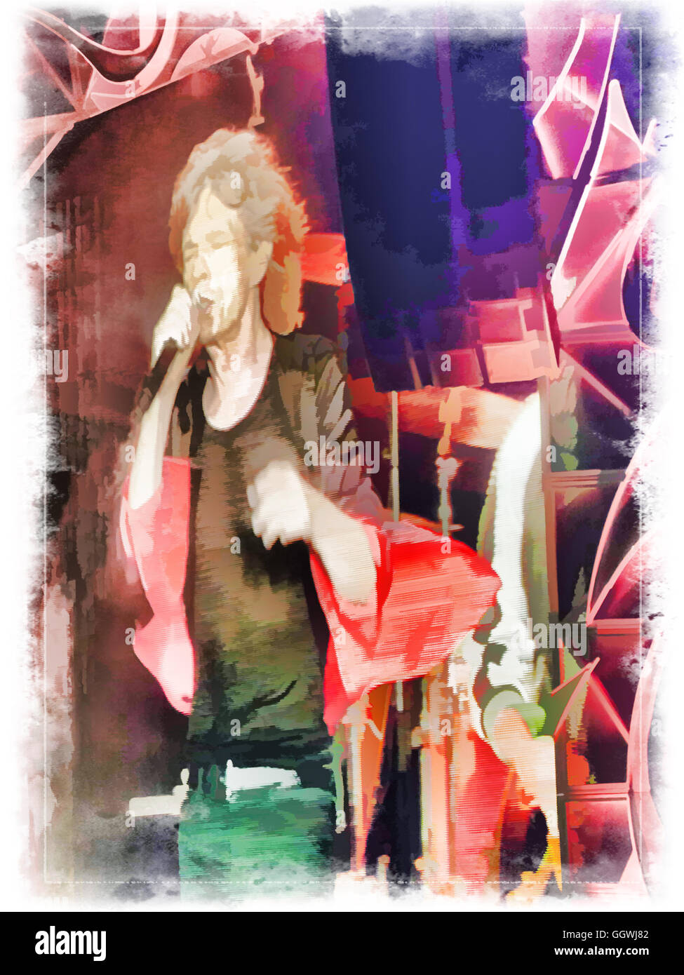 Impressions of Mick Jagger at Rome, 2014 Stock Photo - Alamy