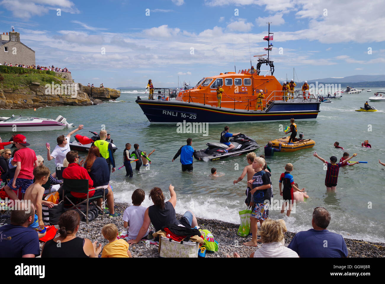 Moelfre Lifeboat Day 2016 Stock Photo - Alamy