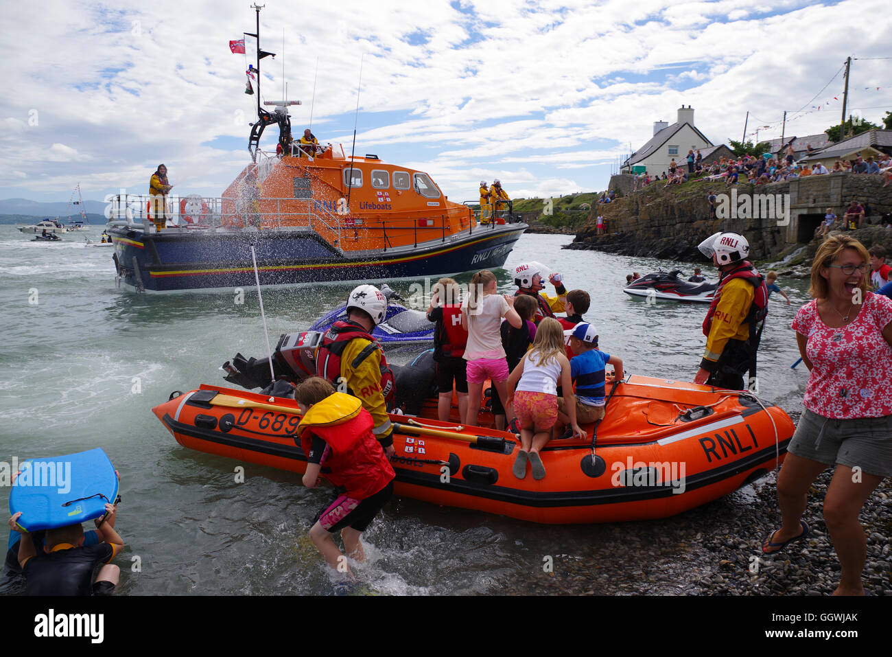Moelfre Lifeboat Day 2016 Stock Photo - Alamy