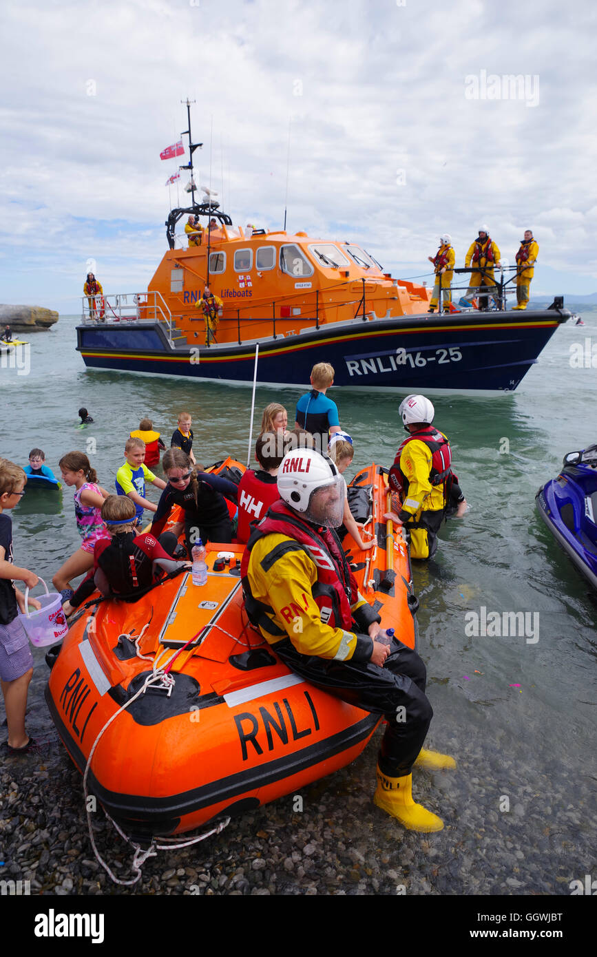 Moelfre Lifeboat Day 2016 Stock Photo - Alamy