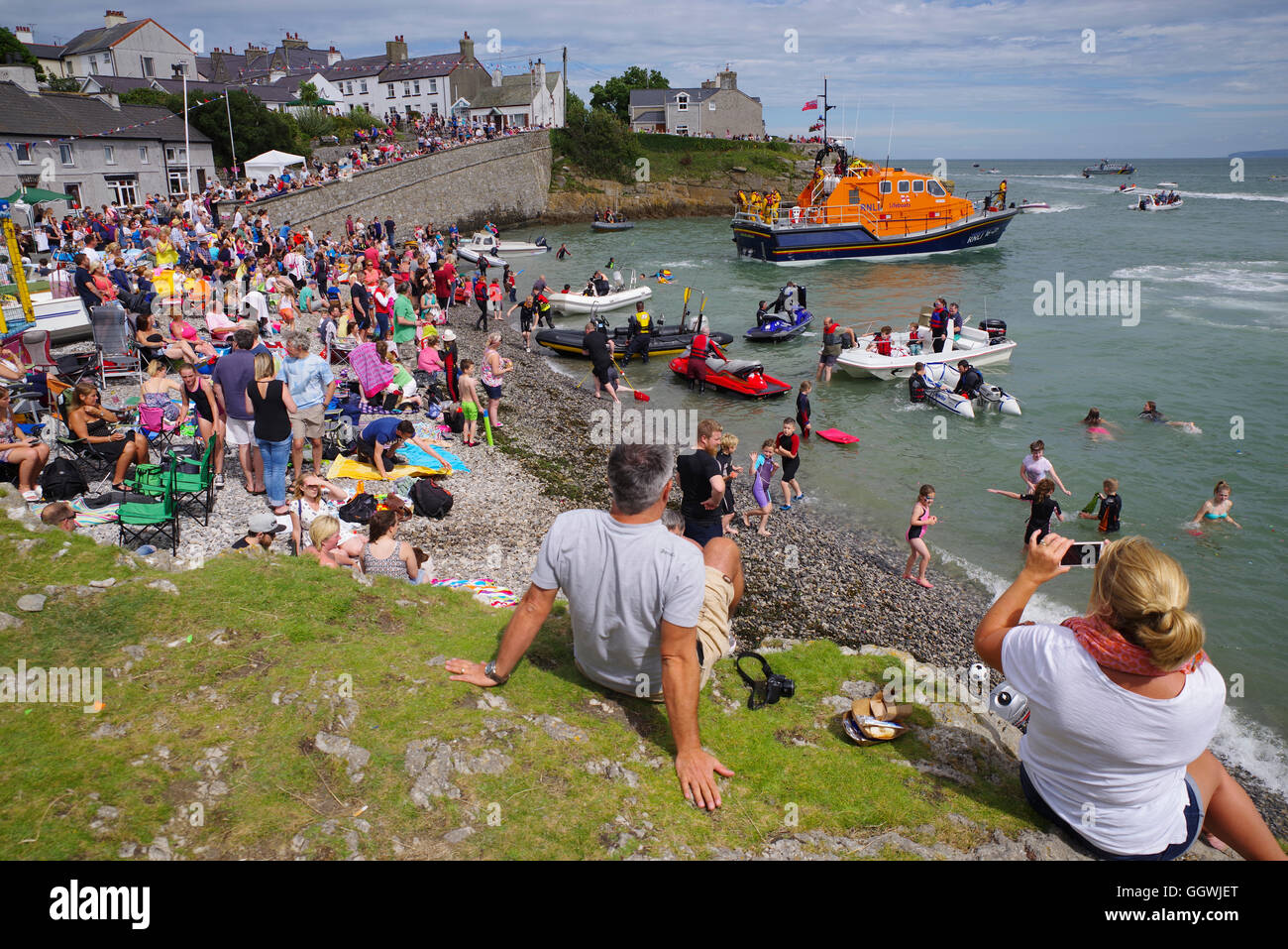 Moelfre Lifeboat Day 2016 Stock Photo - Alamy