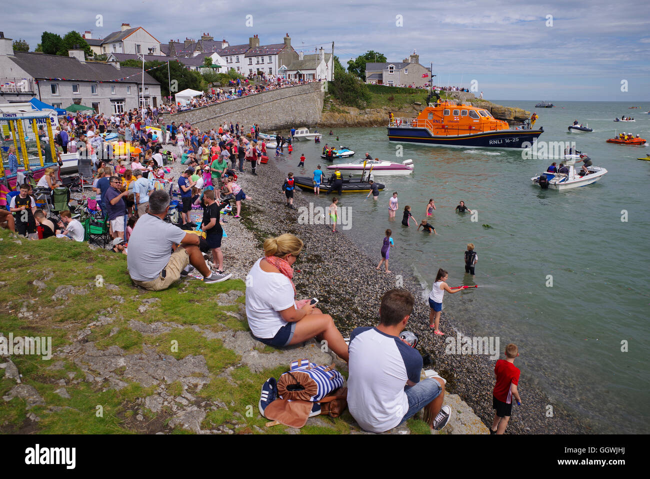 Moelfre Lifeboat Day 2016 Stock Photo - Alamy