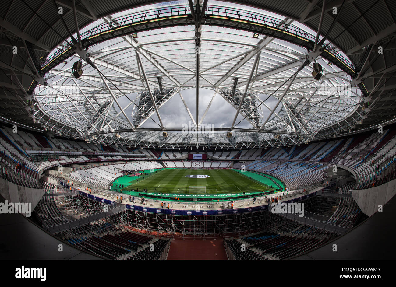 A general view of the London Stadium before the Betway Cup match ...