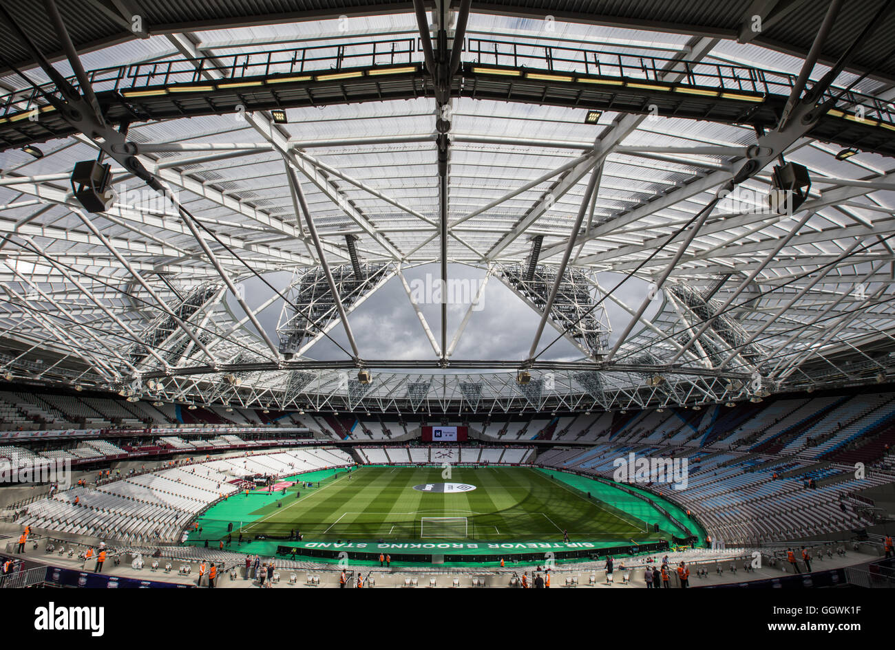 A general view of the London Stadium before the Betway Cup match ...