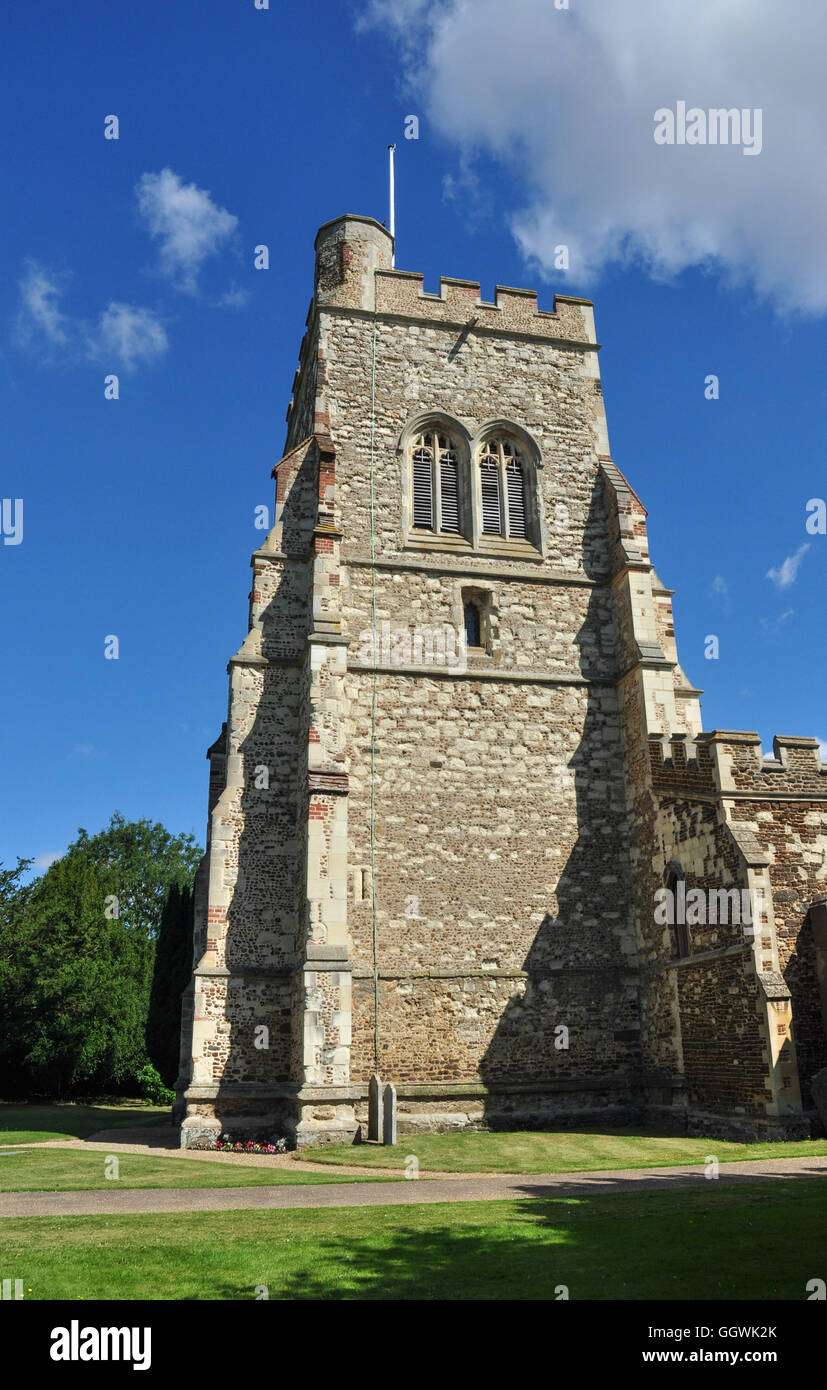 Parish Church of St Mary, Henlow, Bedfordshire, England, UK Stock Photo ...