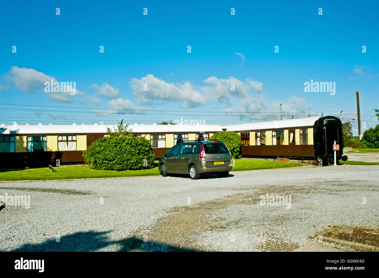 The Sidings Restaurant, Shipton by Beningbrough, Yorkshire Stock Photo ...