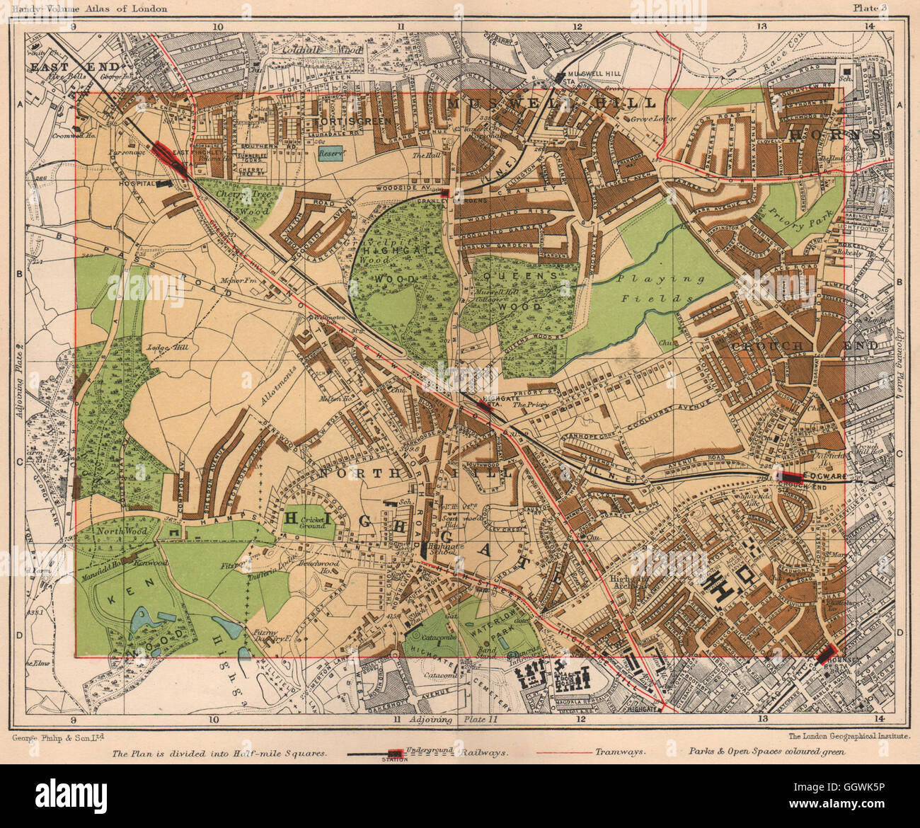 NW LONDON. Muswell Hill Highgate Crouch End Fortis Green East Finchley ...