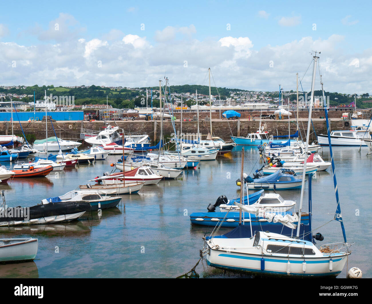 Harbour in Paignton Devon UK Stock Photo - Alamy