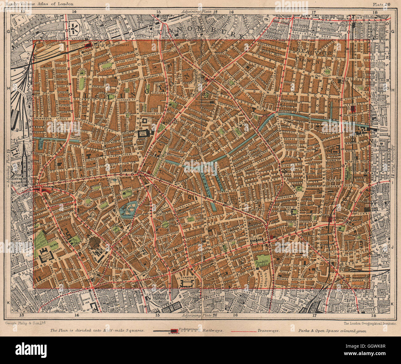 Shoreditch london map hi-res stock photography and images - Alamy