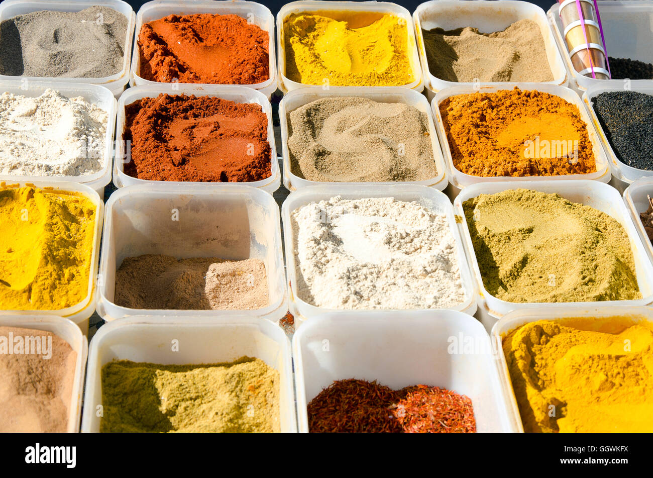 Indian spice frame on white hi-res stock photography and images - Alamy
