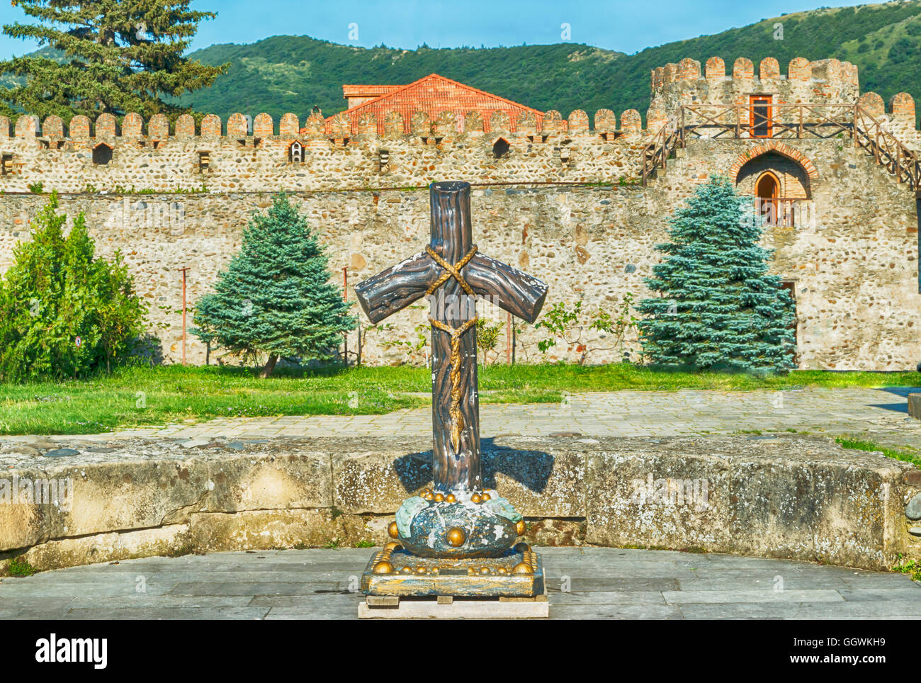 Svetitskhoveli Cathedral is a Georgian Orthodox cathedral in Mtskheta ...