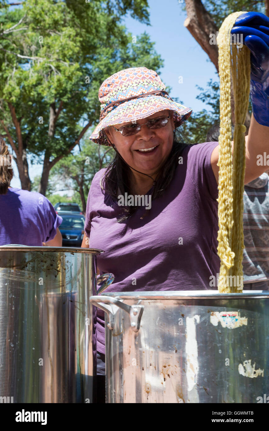 Ganado, Arizona - A sheep, wool, and weaving workshop at the Hubbell ...