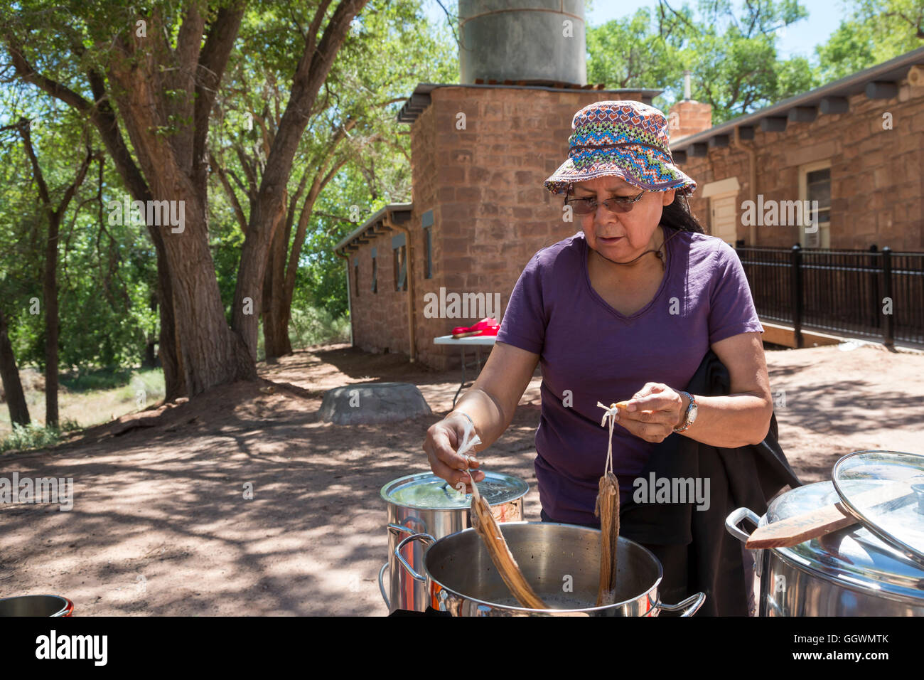 Ganado, Arizona - A sheep, wool, and weaving workshop at the Hubbell ...