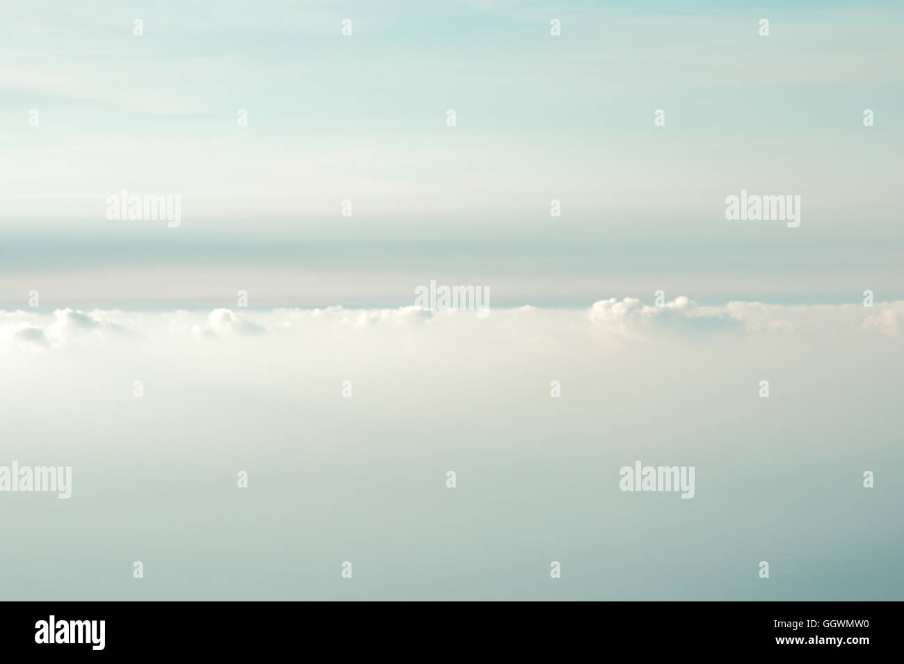 Cloudy Sky background beautiful scenery with natural soft colors Aerial ...