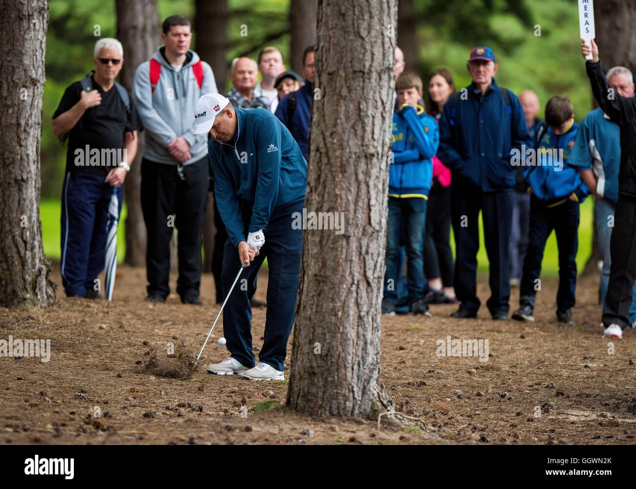 Anthony Wall during the final of Paul Lawrie Match Play at Archerfield ...