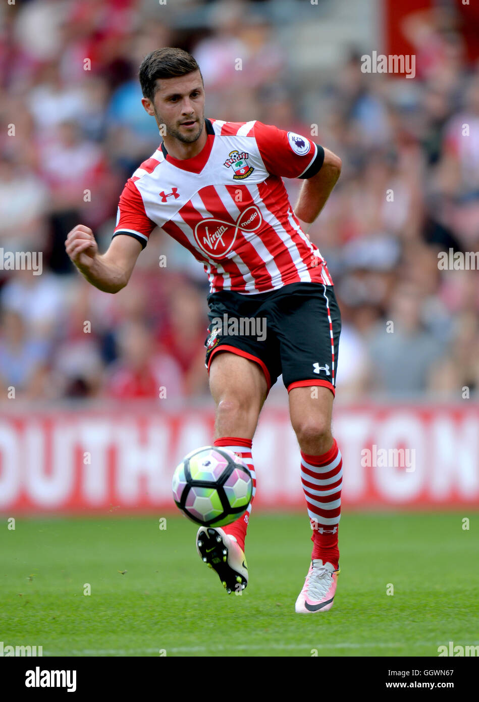 Southampton's Shane Long scoring their first goal during the pre-season ...