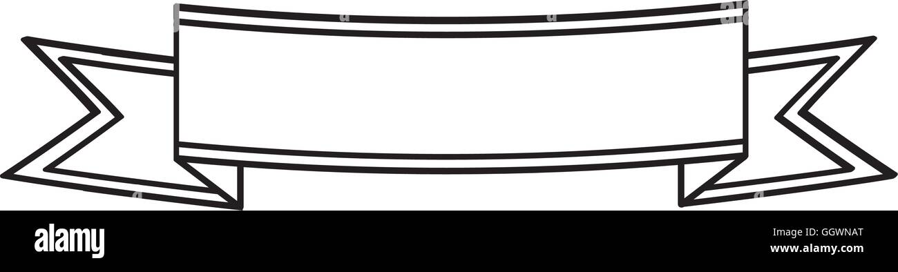 ribbon banner label blank icon. Vector graphic Stock Vector Image & Art ...